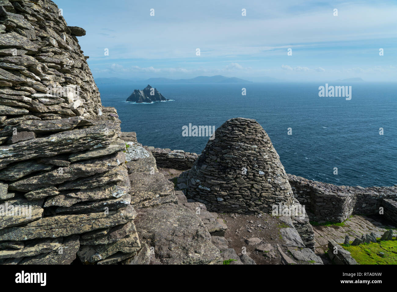 Monastery, Skellig Michael, Skellig Islands World Heritage Site, County ...