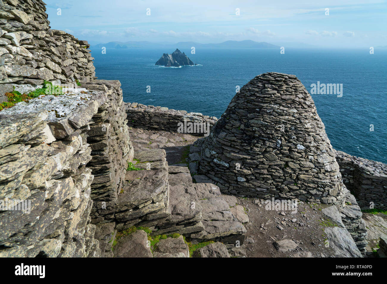 Monastery, Skellig Michael, Skellig Islands World Heritage Site, County ...