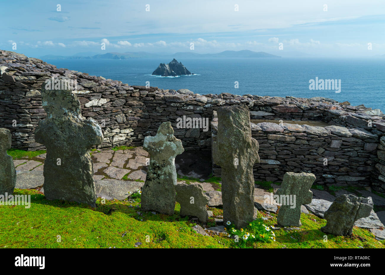 Monastery, Skellig Michael, Skellig Islands World Heritage Site, County ...