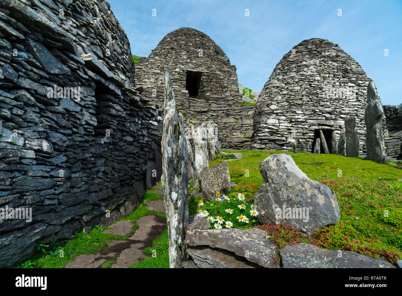 Monastery, Skellig Michael, Skellig Islands World Heritage Site, County ...