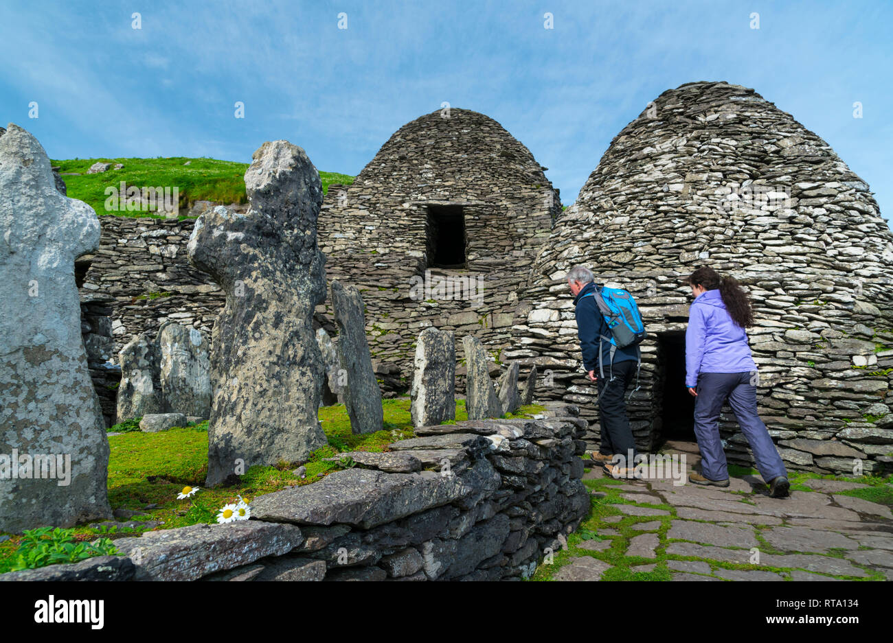 Monastery, Skellig Michael, Skellig Islands World Heritage Site, County ...
