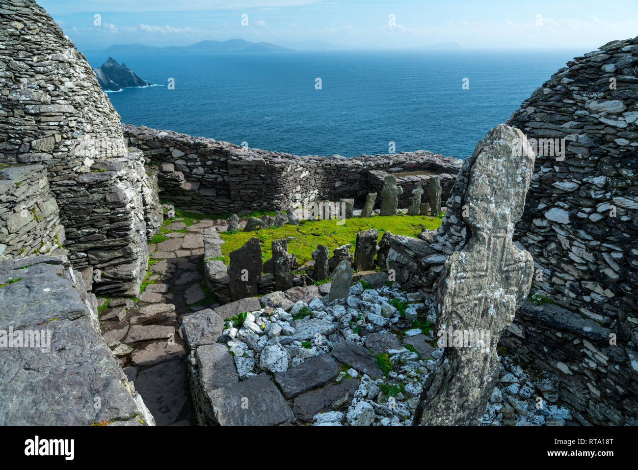 Monastery, Skellig Michael, Skellig Islands World Heritage Site, County ...