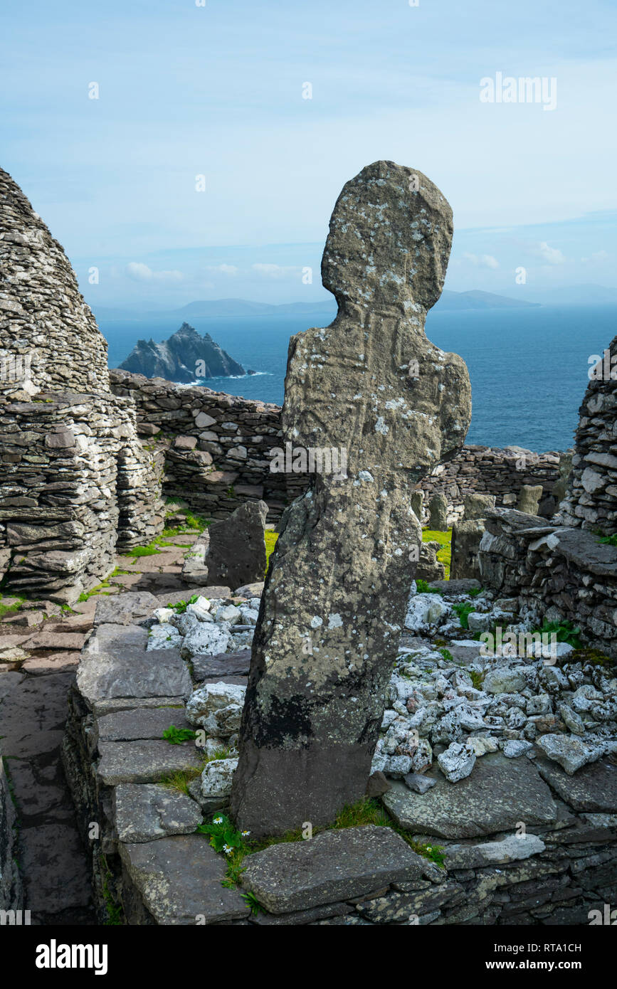 Monastery, Skellig Michael, Skellig Islands World Heritage Site, County ...