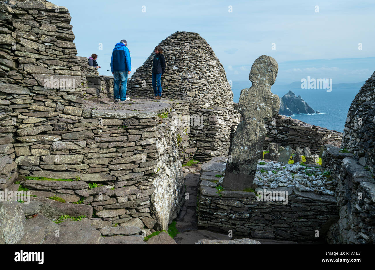 Monastery, Skellig Michael, Skellig Islands World Heritage Site, County ...