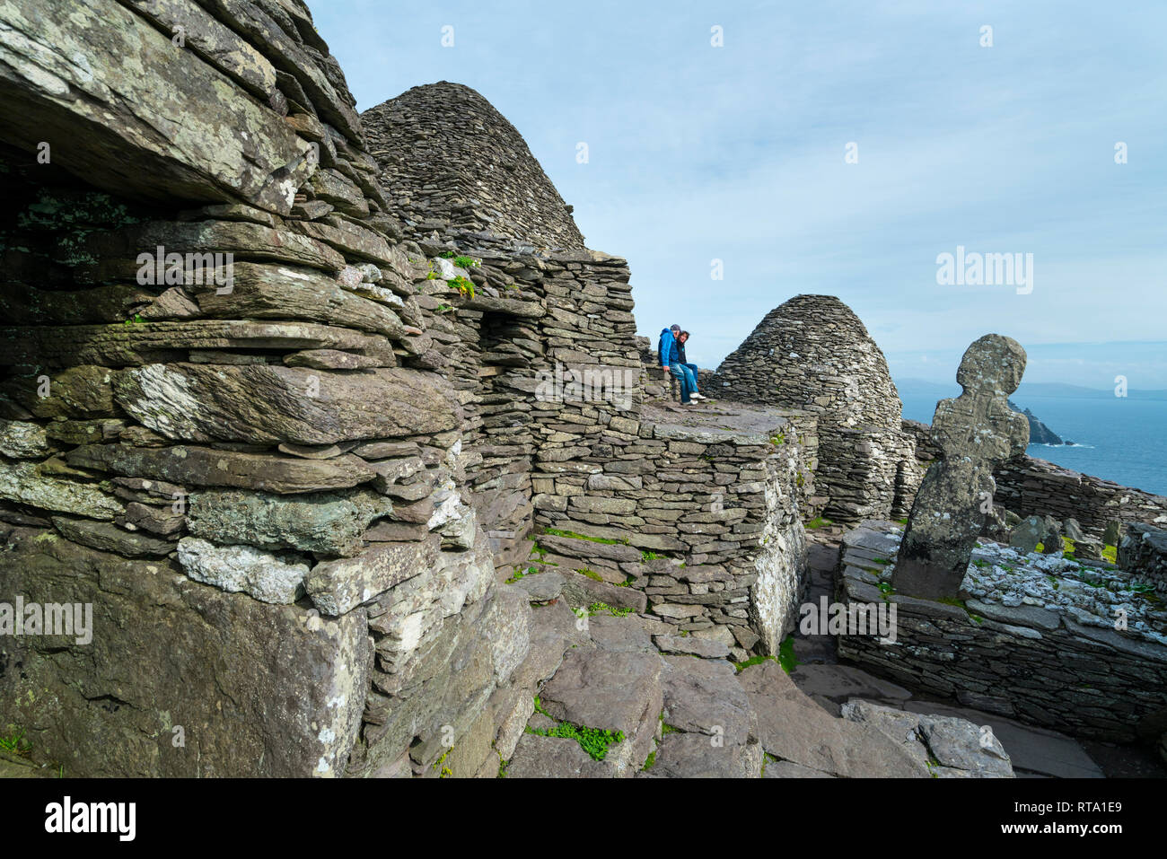Monastery, Skellig Michael, Skellig Islands World Heritage Site, County ...