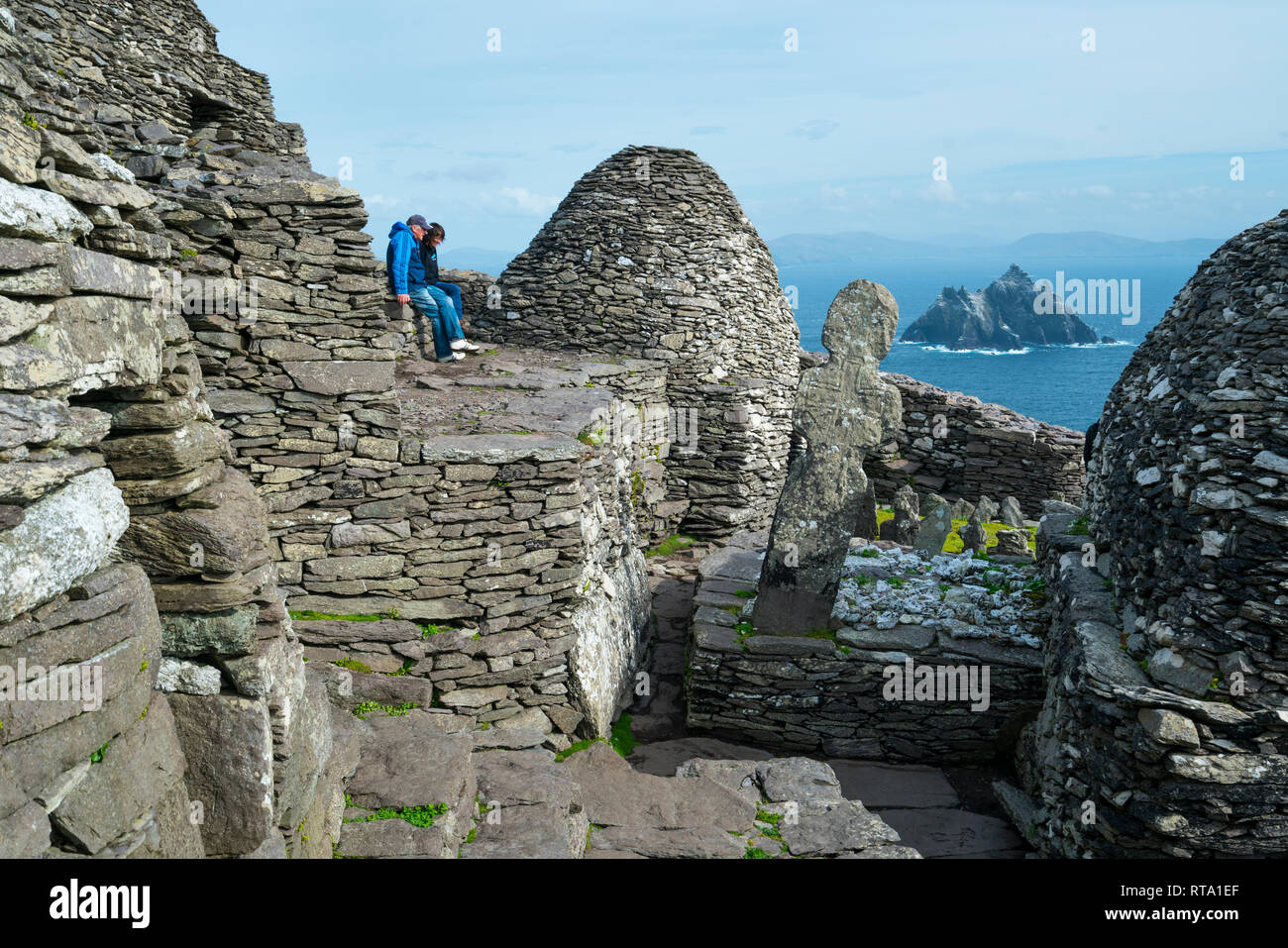 Monastery, Skellig Michael, Skellig Islands World Heritage Site, County ...