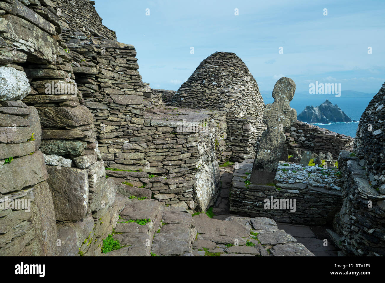 Monastery, Skellig Michael, Skellig Islands World Heritage Site, County ...