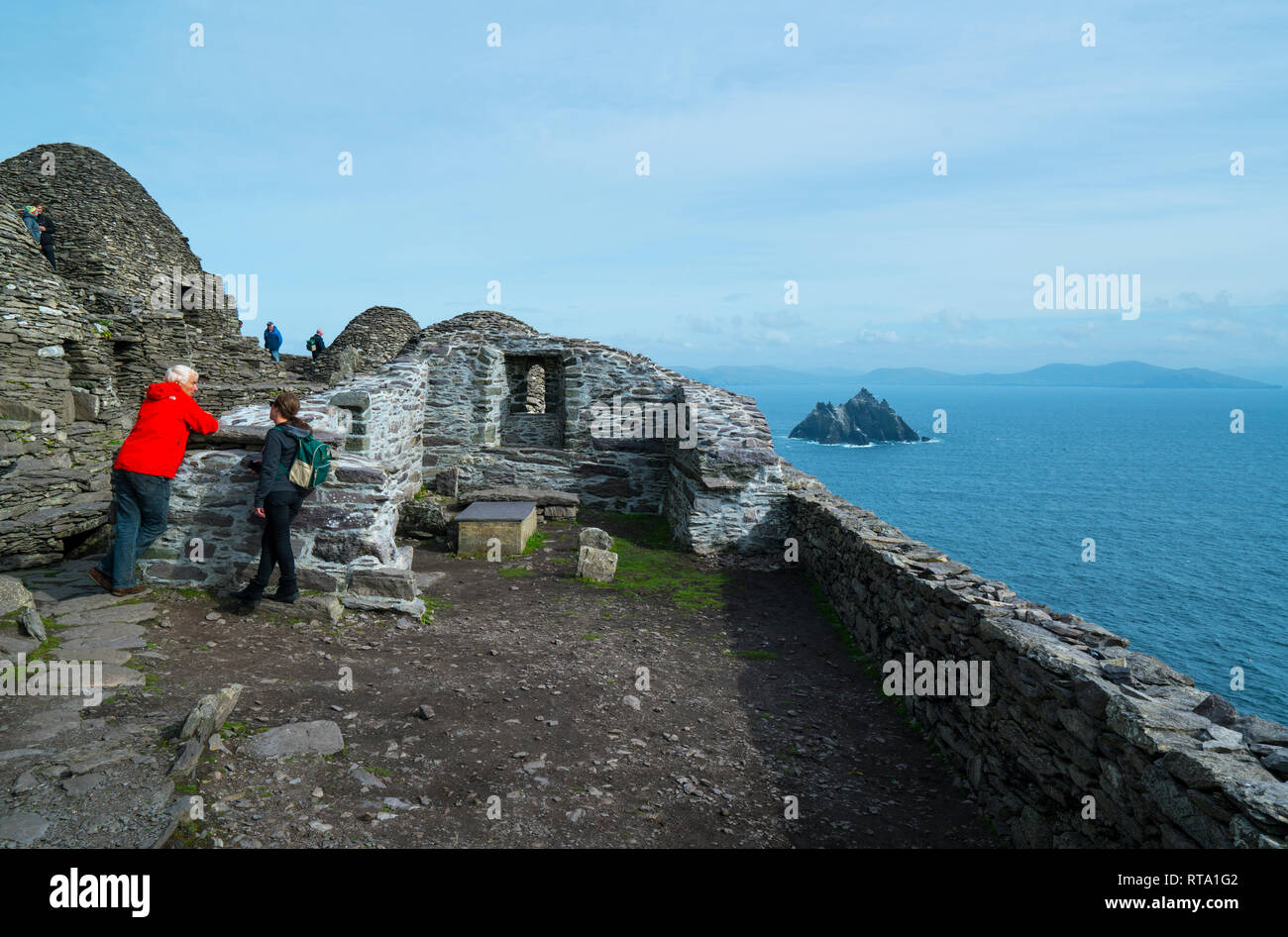 Monastery, Skellig Michael, Skellig Islands World Heritage Site, County ...