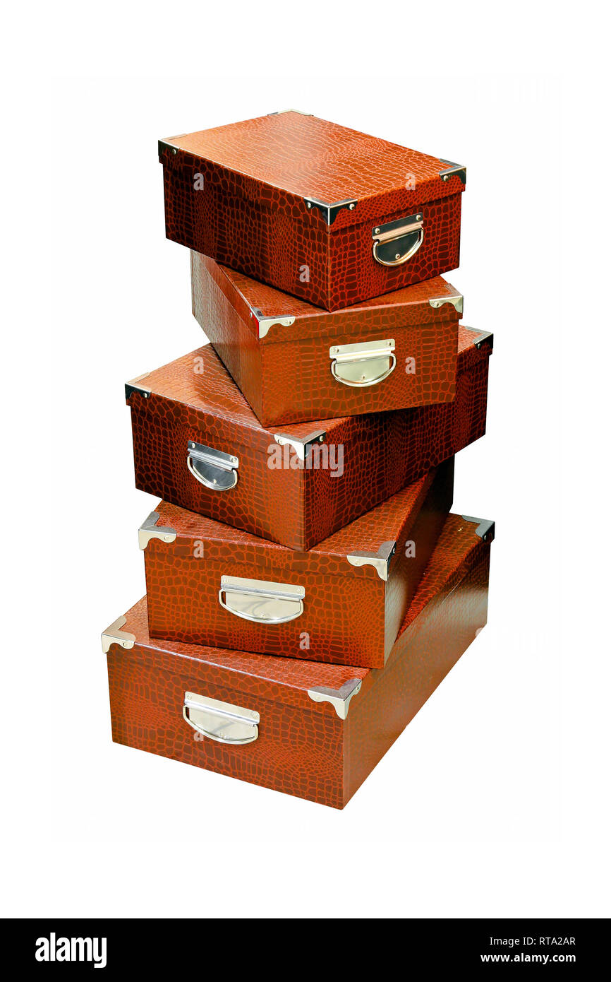 Brown boxes hi-res stock photography and images - Alamy