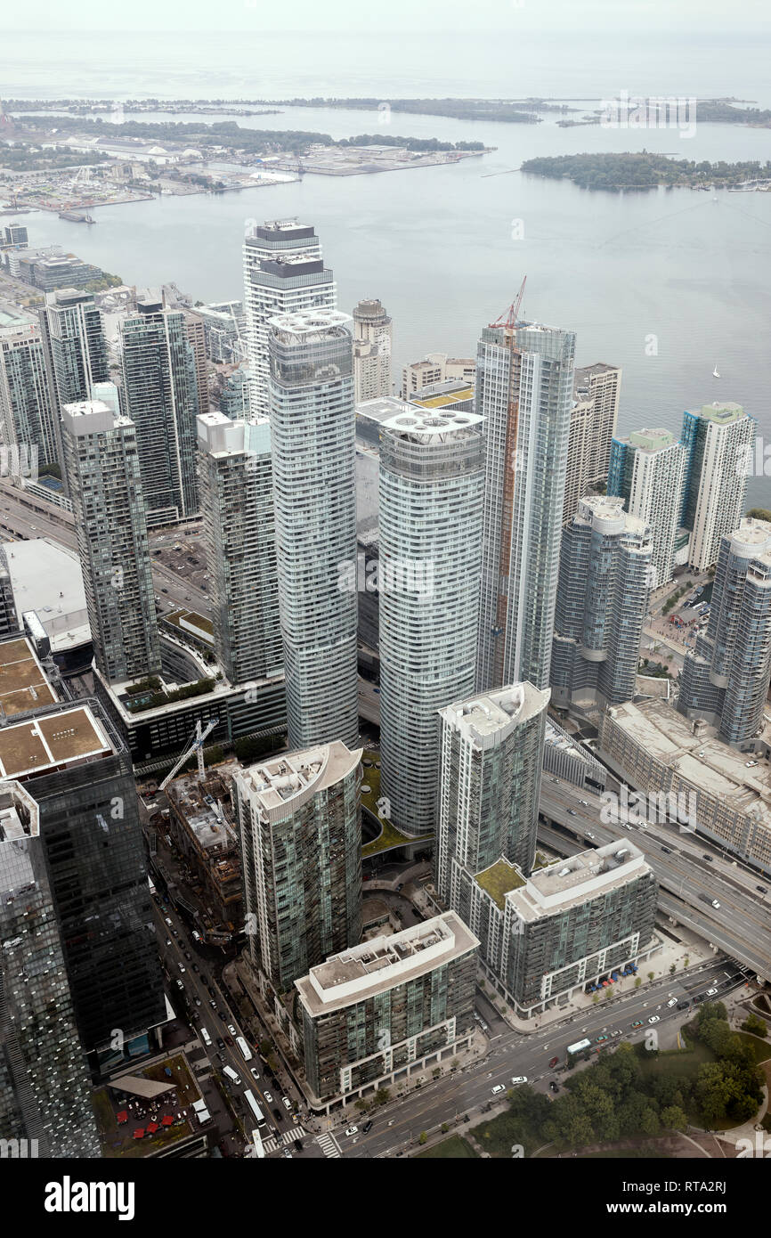 Toronto residential neighborhood on an overcast day, photography taken ...