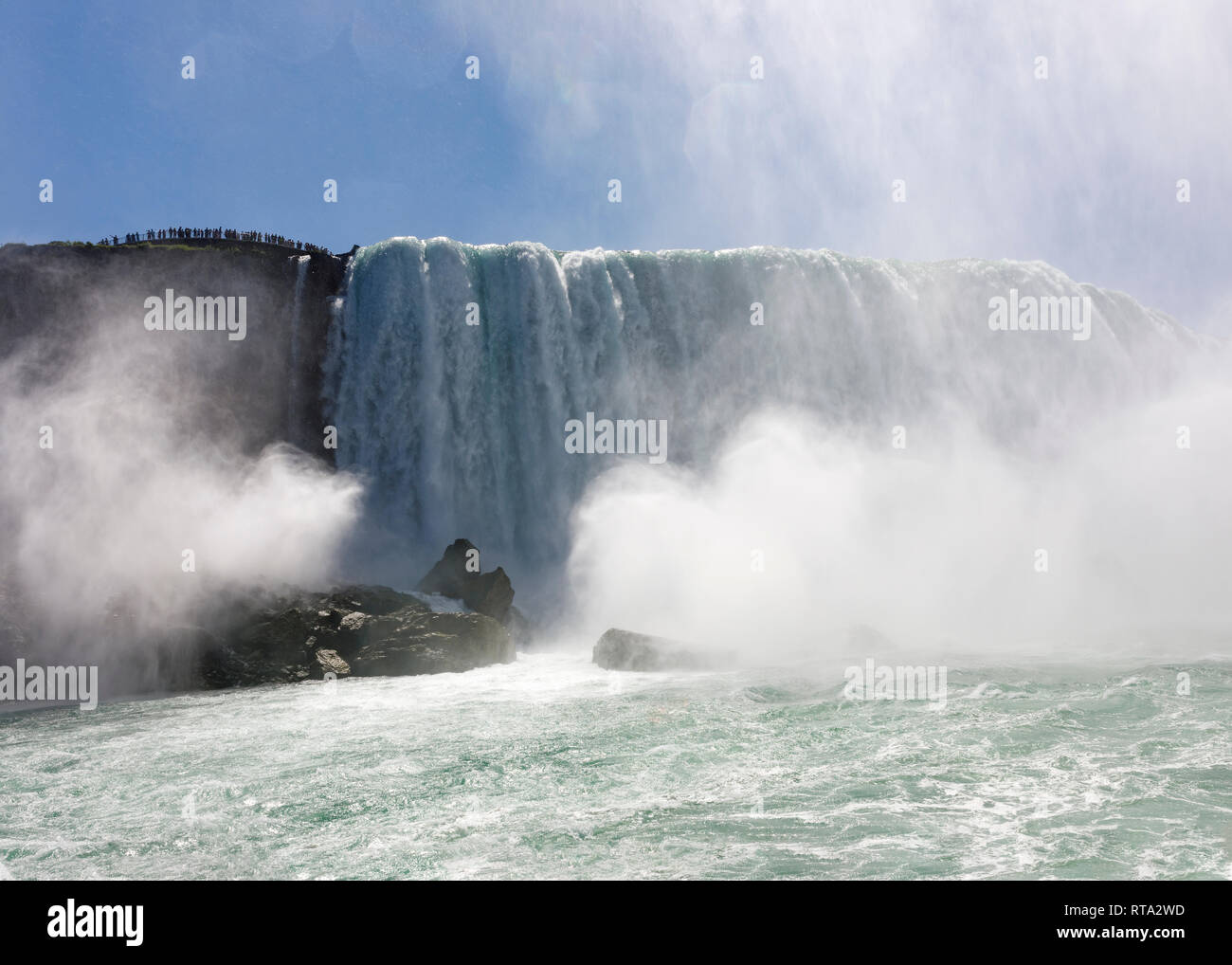 Niagara Falls fury, the American Fall in summer Stock Photo - Alamy