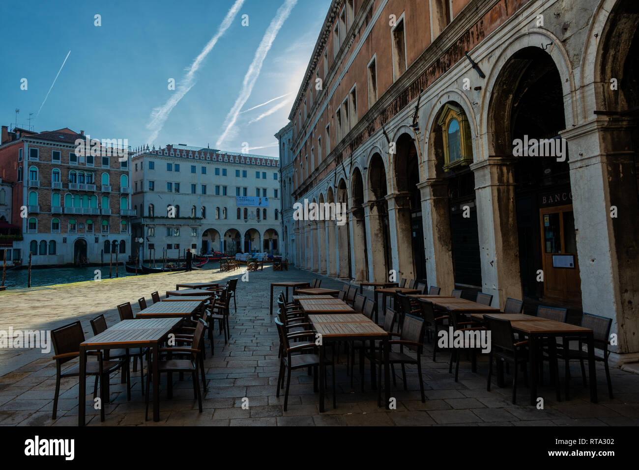 Venice on a Cold Winterday in December off the beaten tourist track ...