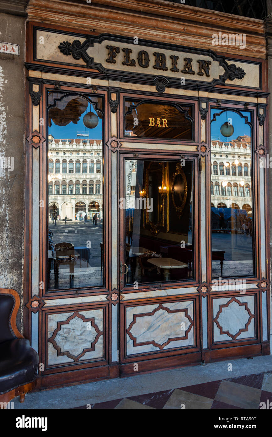 Cafe Florian is a coffee house located on Piazza San Marco in Venice ...