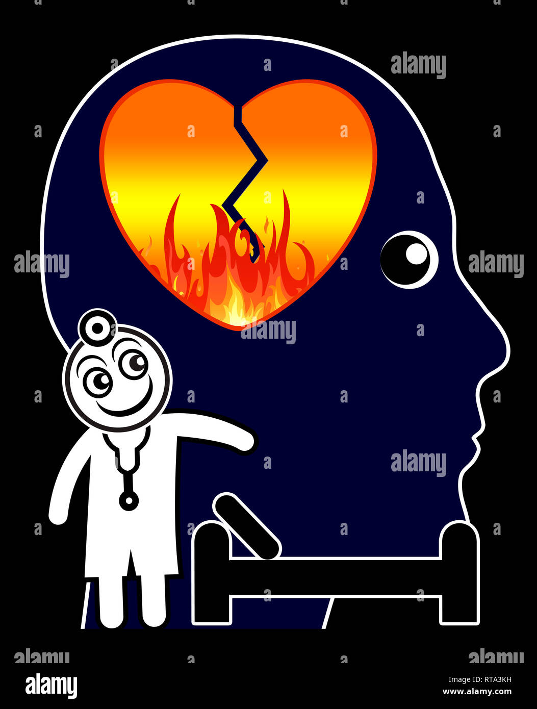 Lovesick man in need of psychological therapy to overcome his obsessive ...