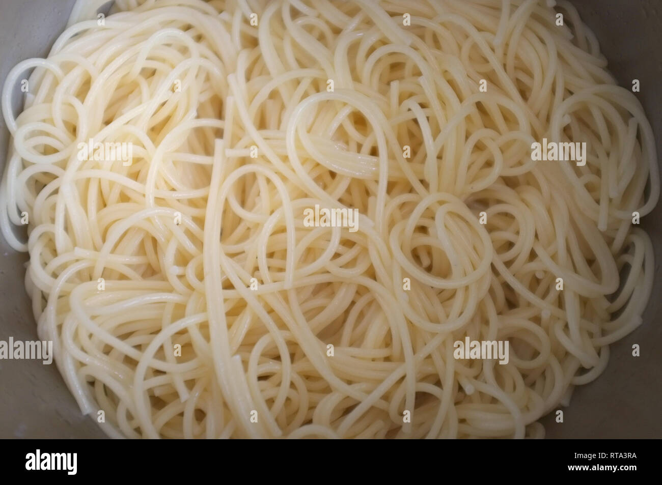 Close up texture of yellow spaghetti for background image Stock Photo ...