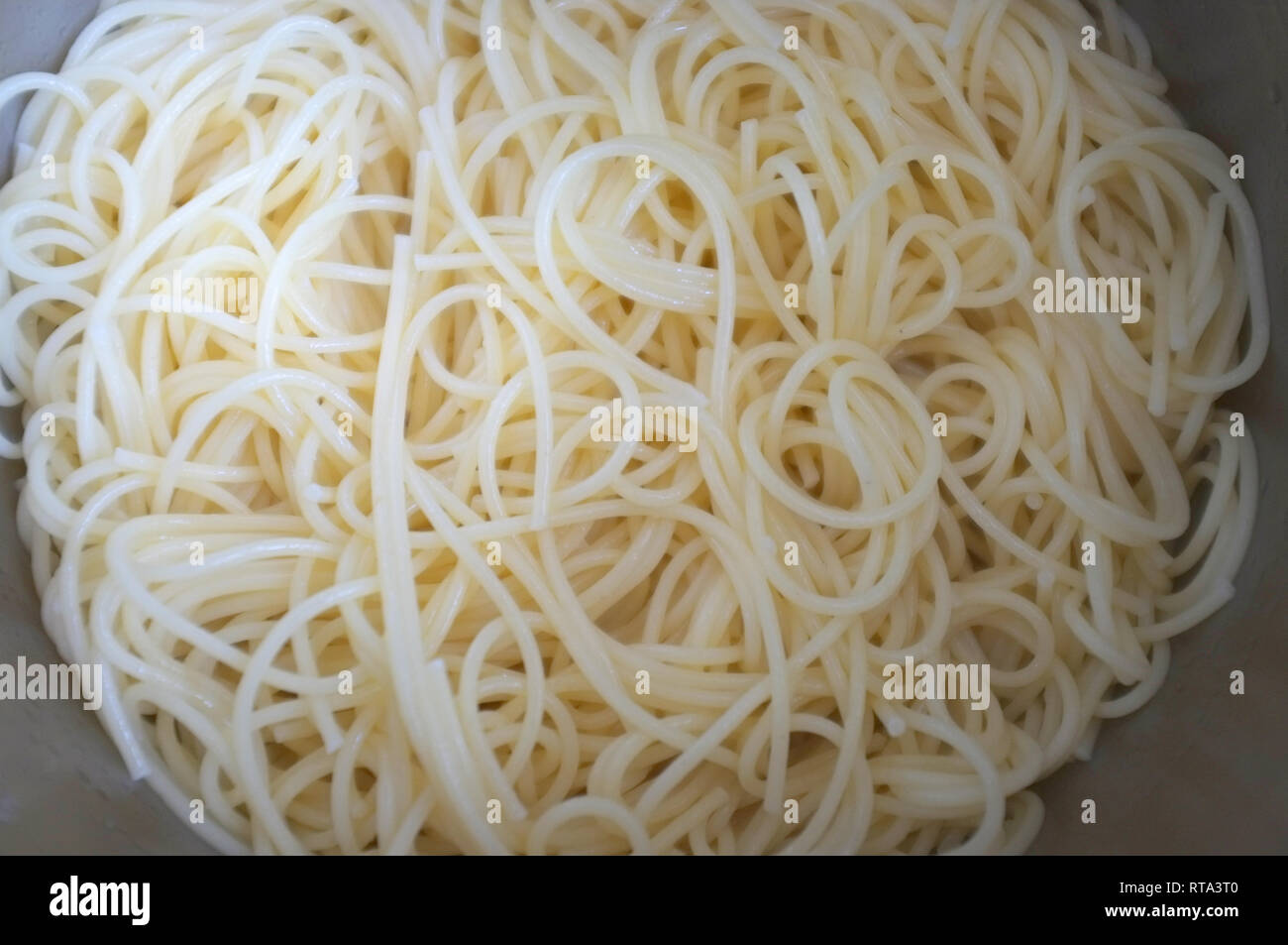 Close up texture of yellow spaghetti for background image Stock Photo ...