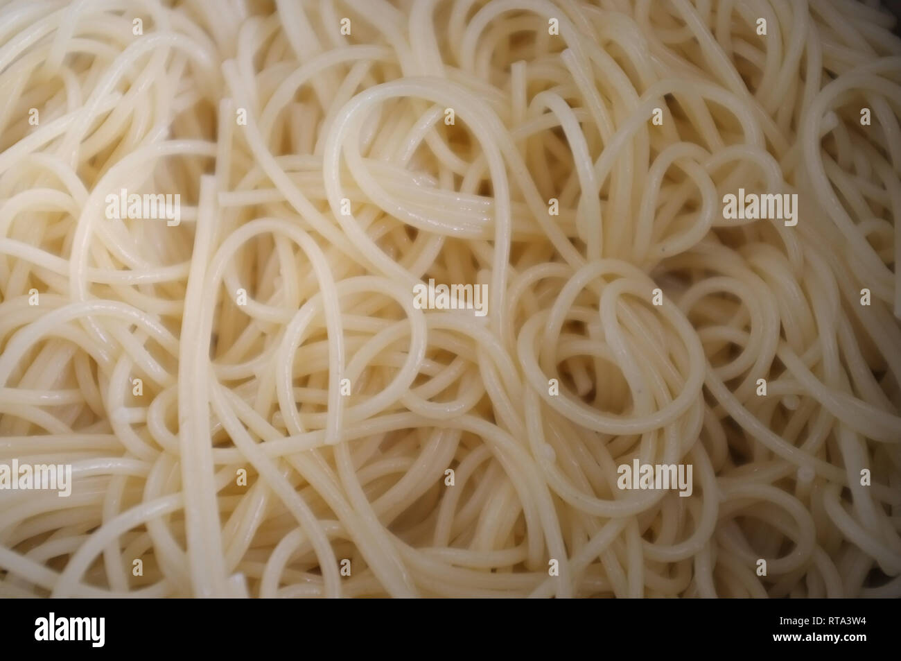 Close up texture of yellow spaghetti for background image Stock Photo ...