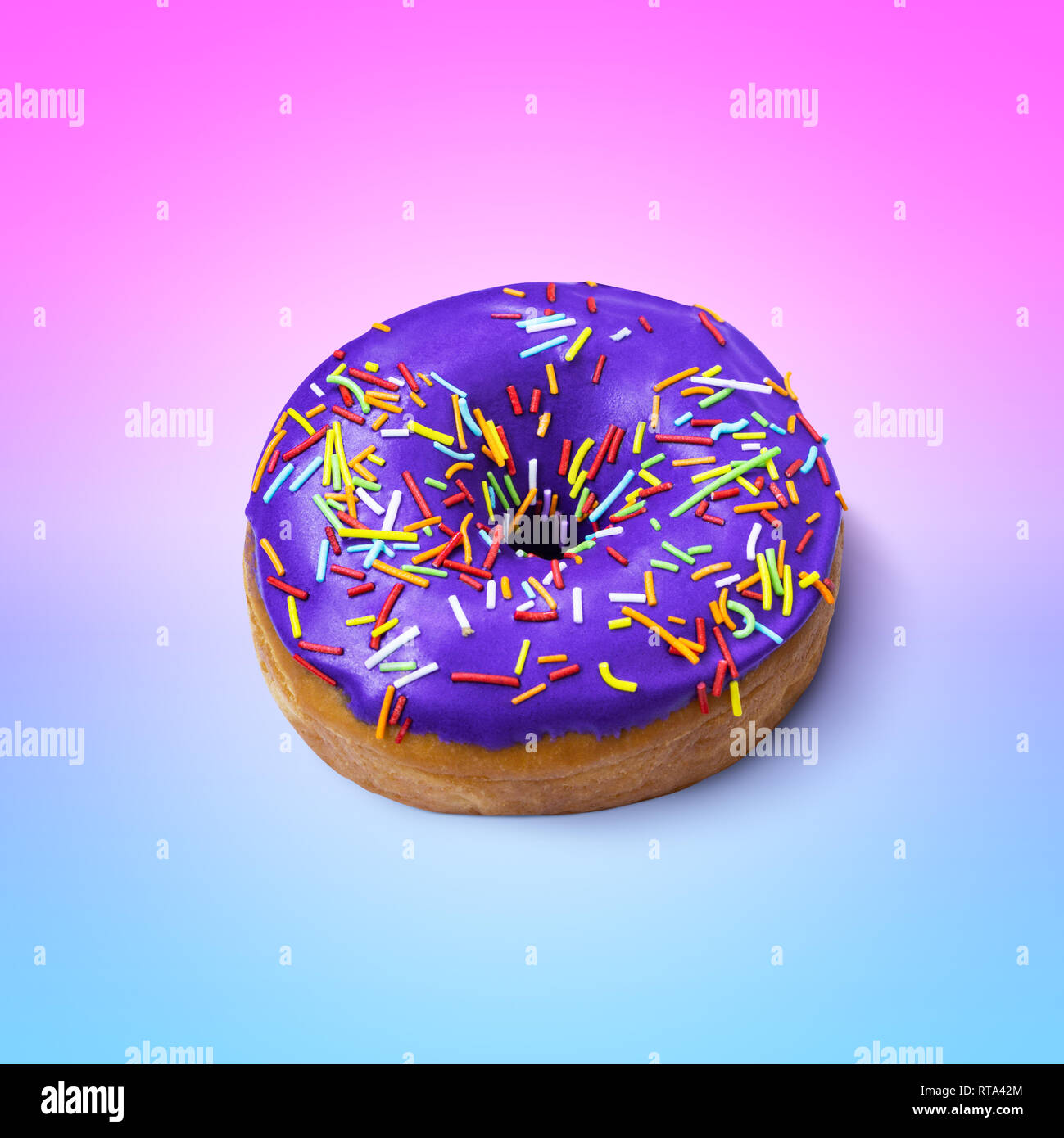 Purple Doughnut