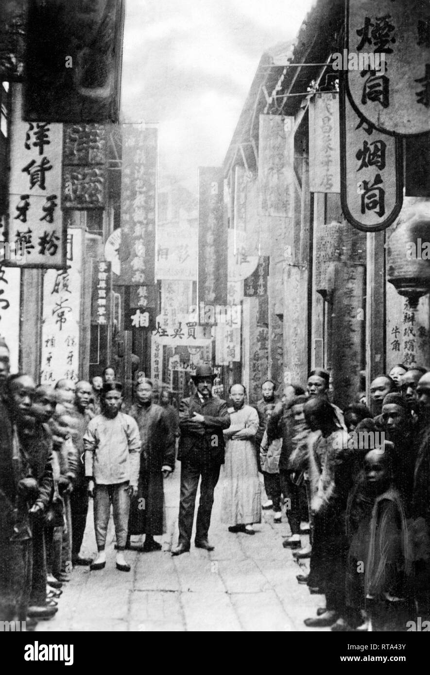 Asia china canton Black and White Stock Photos & Images - Alamy