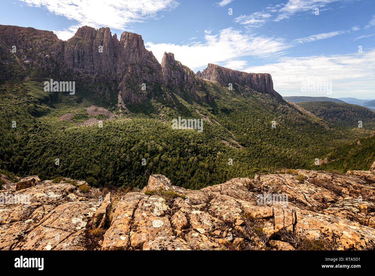 Mount Geryon and the Acropolis in Cradle Mountain–Lake St Clair ...