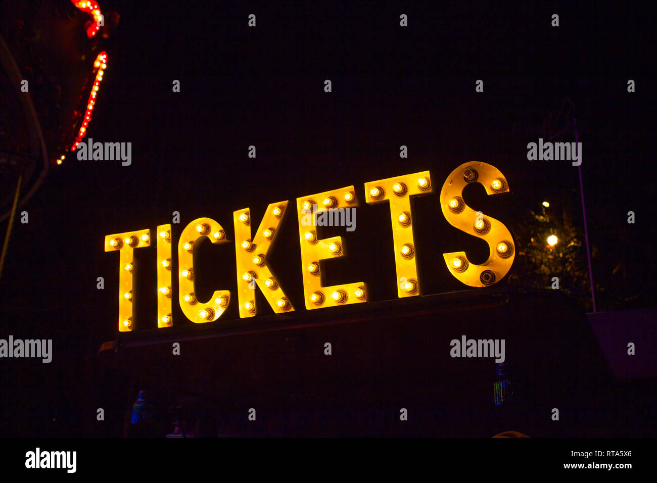 Fairground ticket booth hi-res stock photography and images - Alamy