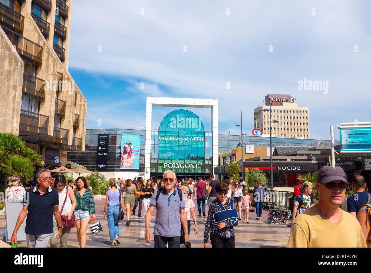 Place de la Comedie, the main square Montpellier, France Stock Photo ...