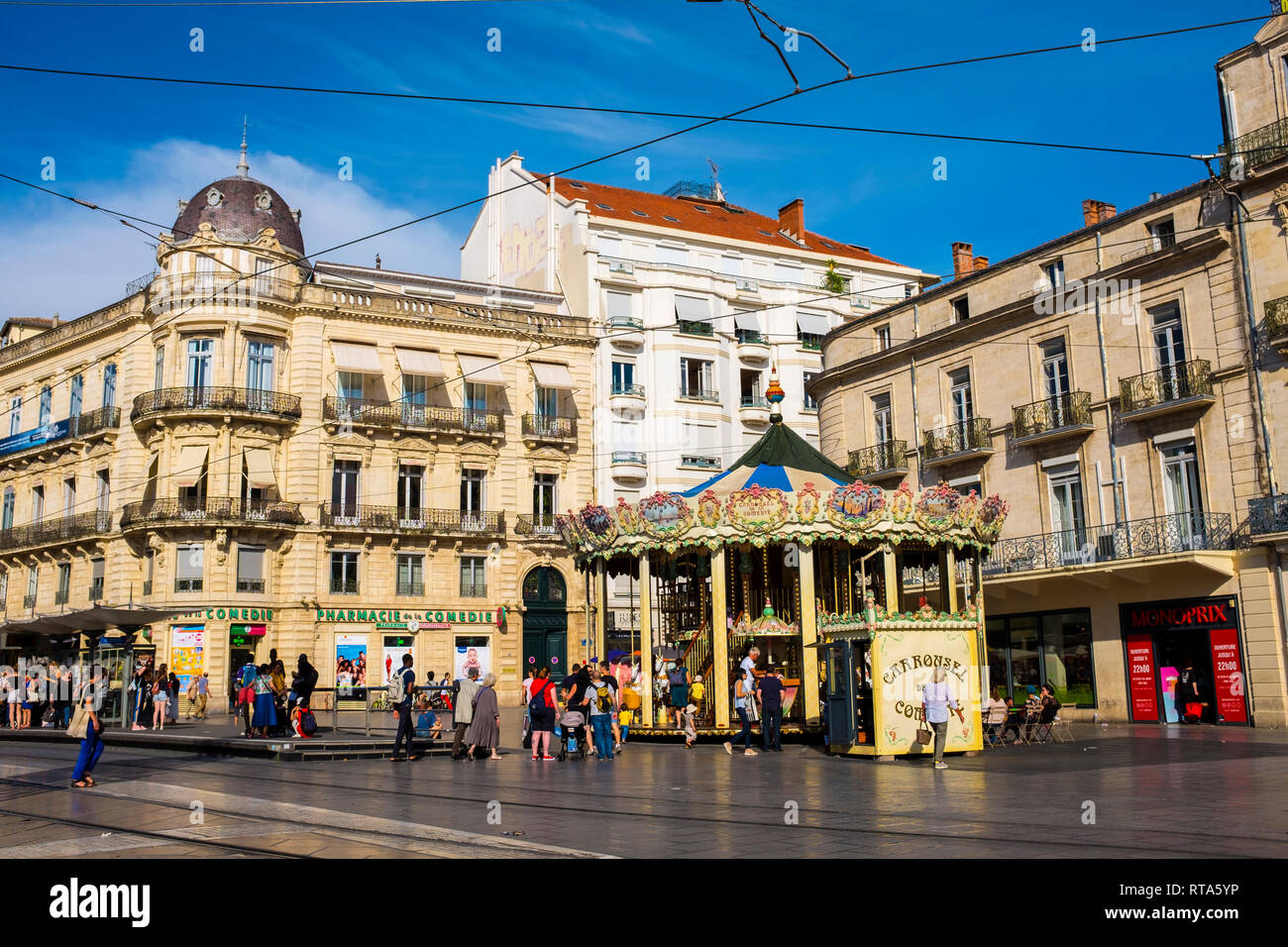 Montpellier centre ville hi-res stock photography and images - Alamy
