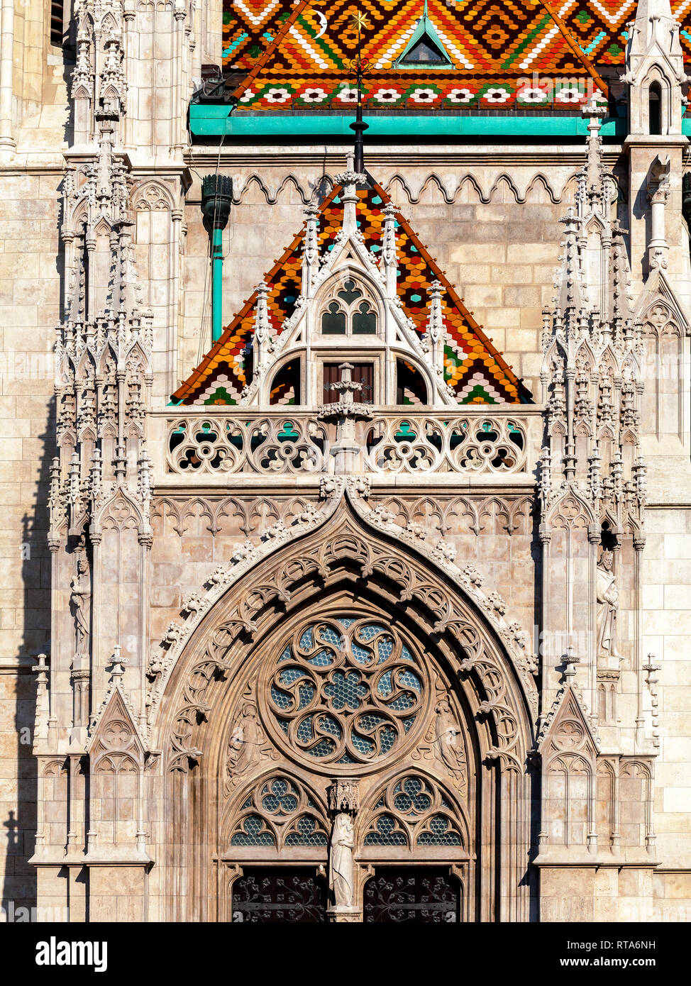 Matthias church detail hi-res stock photography and images - Alamy