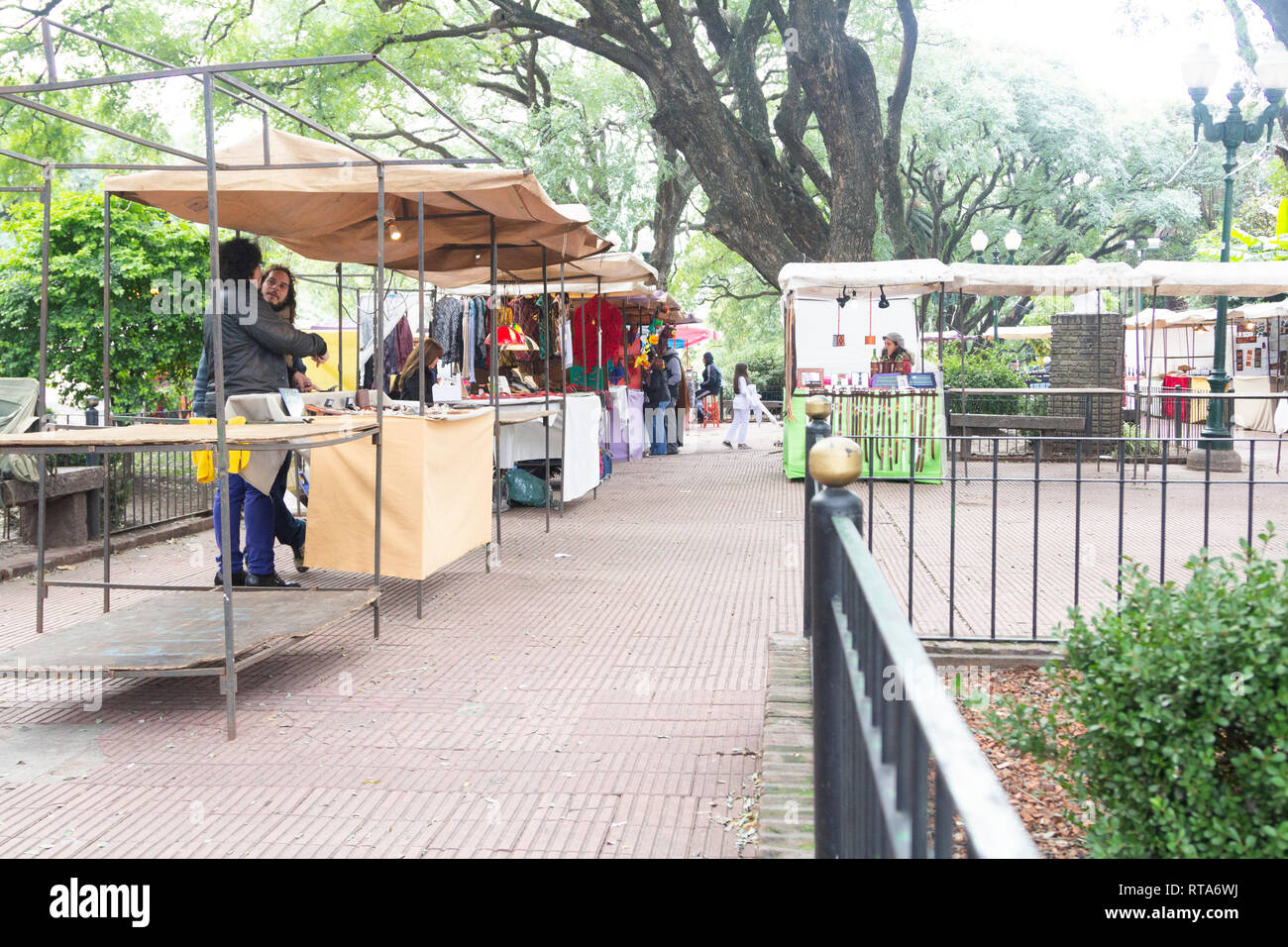 Buenos Aires State/Argentina 15/06/2014. Feria Artesanal De San Isidro ...