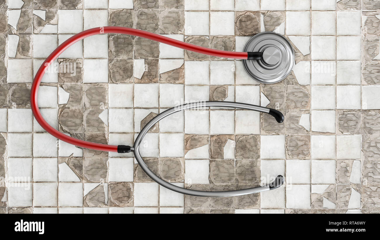 Stethoscope broken heart concept hi-res stock photography and images ...