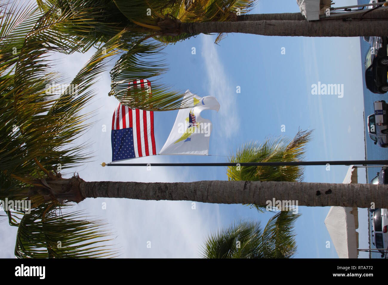 St Thomas Flag Stock Photo - Alamy