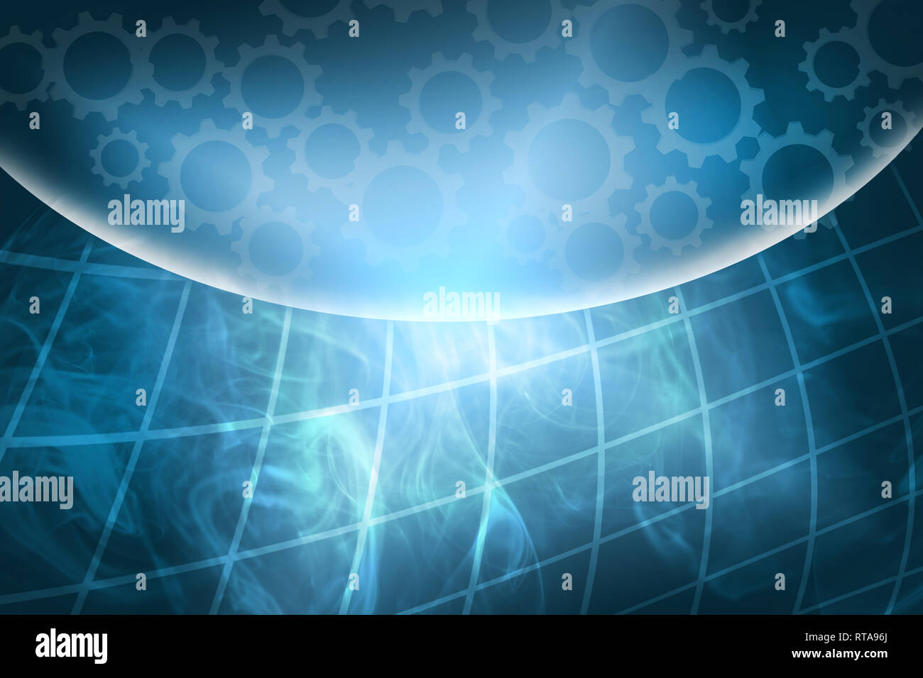Blue abstract technology background Stock Photo - Alamy