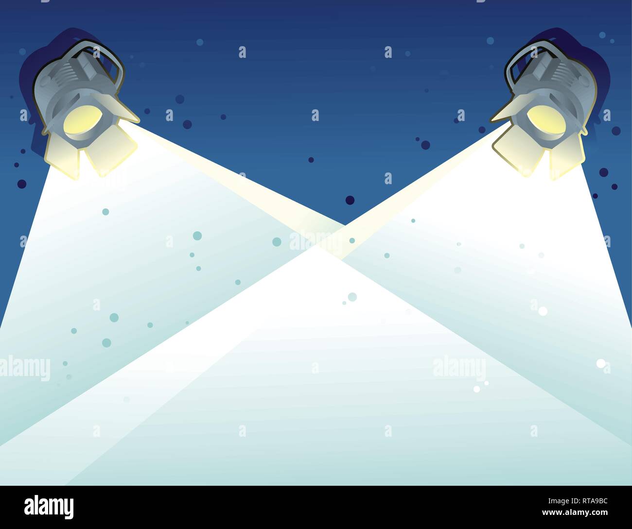 Cartoon Ground Spotlight