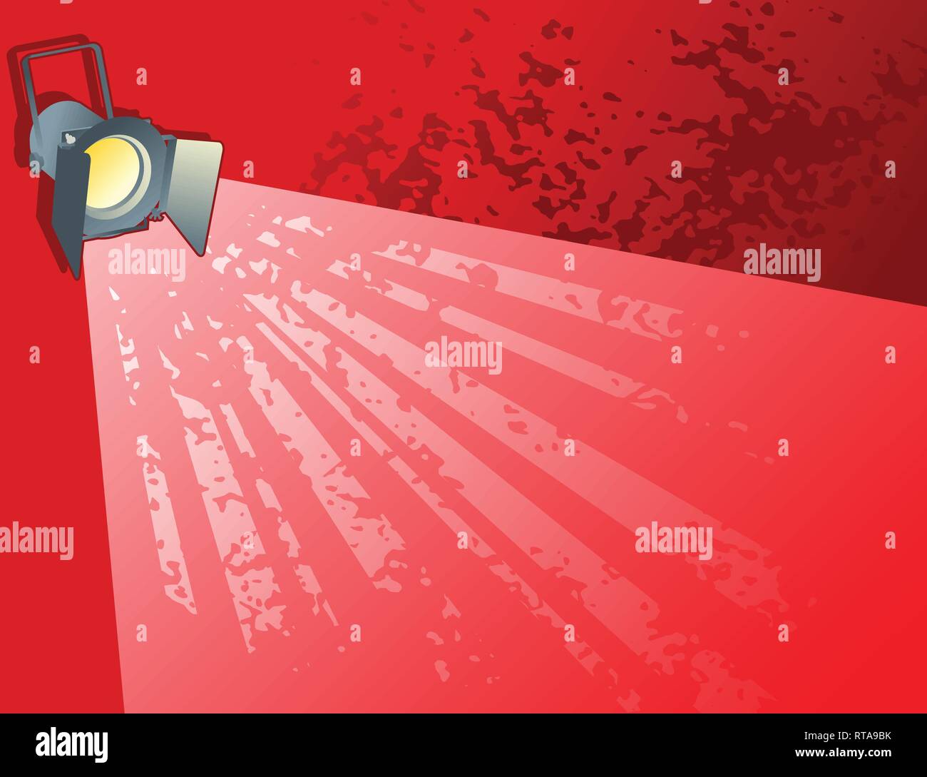 Stage spotlights realistic light Stock Vector Images - Alamy