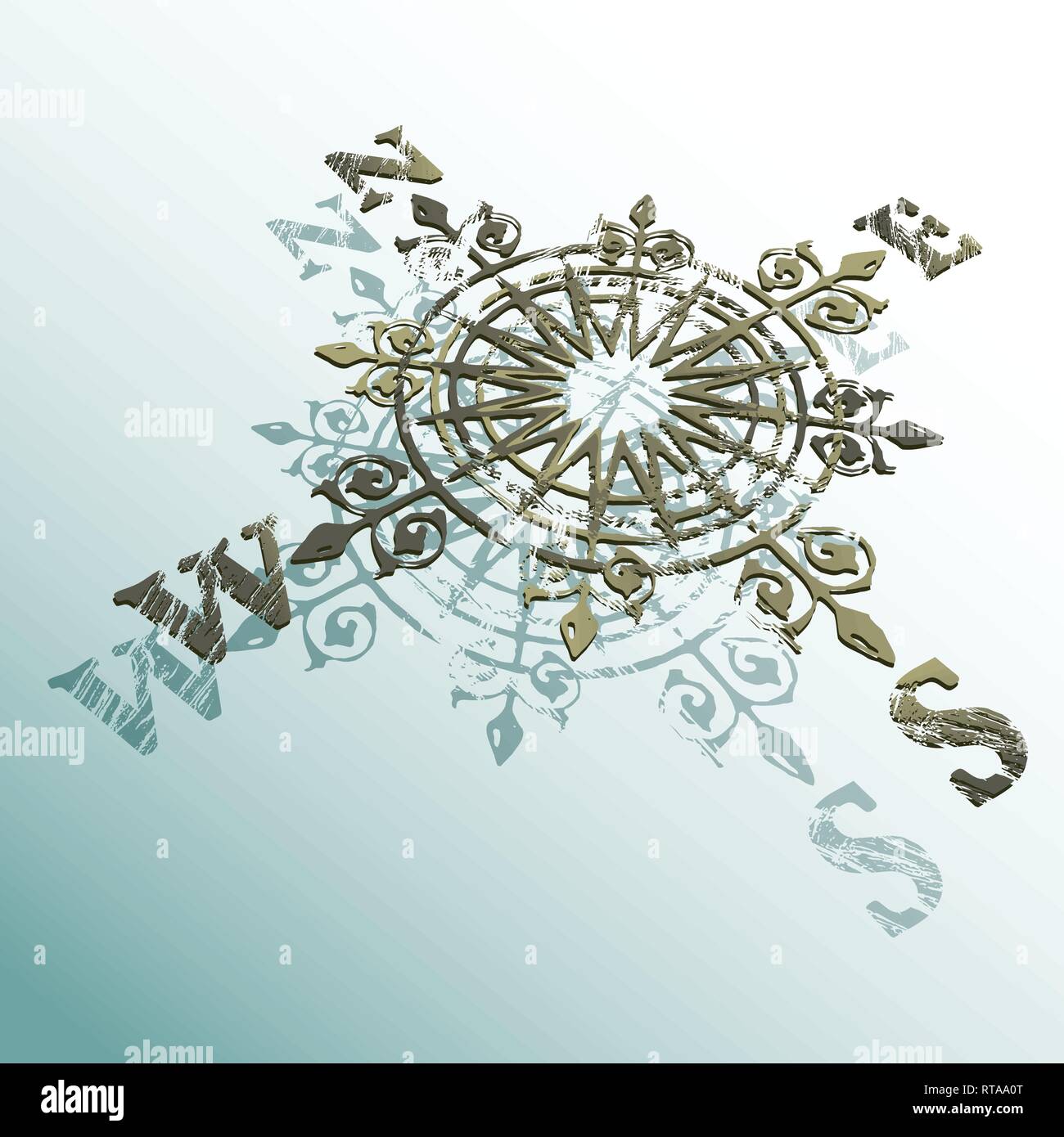 Nautical star compass hi-res stock photography and images - Alamy