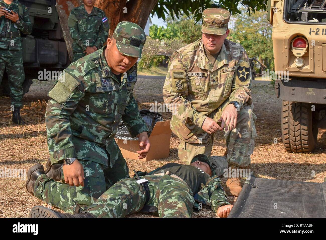 Sergeant Garrett Lassiter, the noncommissioned officer of the Role II ...