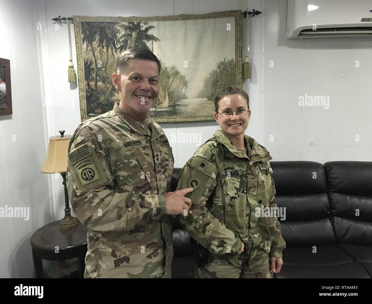 Maj. Tosha Nichols, Company A, Special Troops Battalion, 1st Theater ...