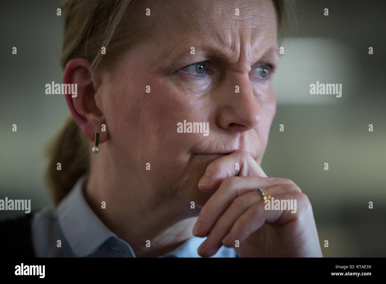 Donalda MacKinnon, Director of BBC Scotland - photographed within, and ...
