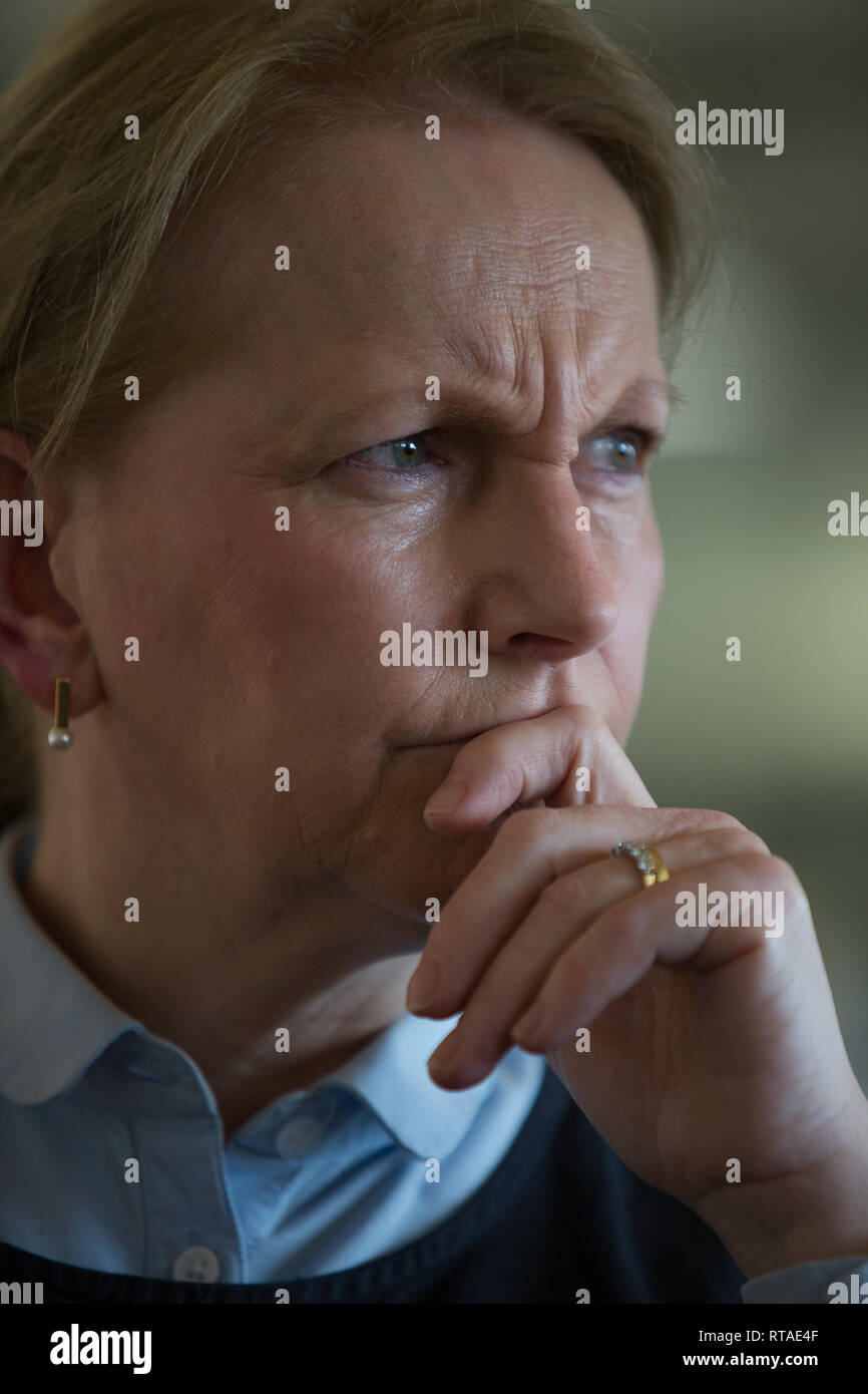 Donalda MacKinnon, Director of BBC Scotland - photographed within, and ...