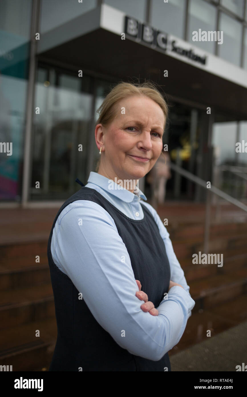 Donalda MacKinnon, Director of BBC Scotland - photographed within, and ...
