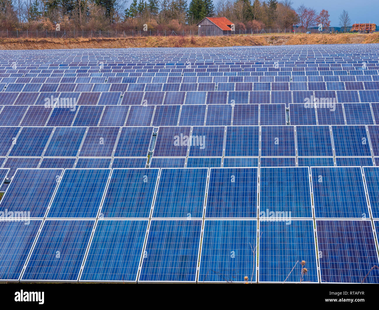 Solar system in nature with clouds Stock Photo - Alamy