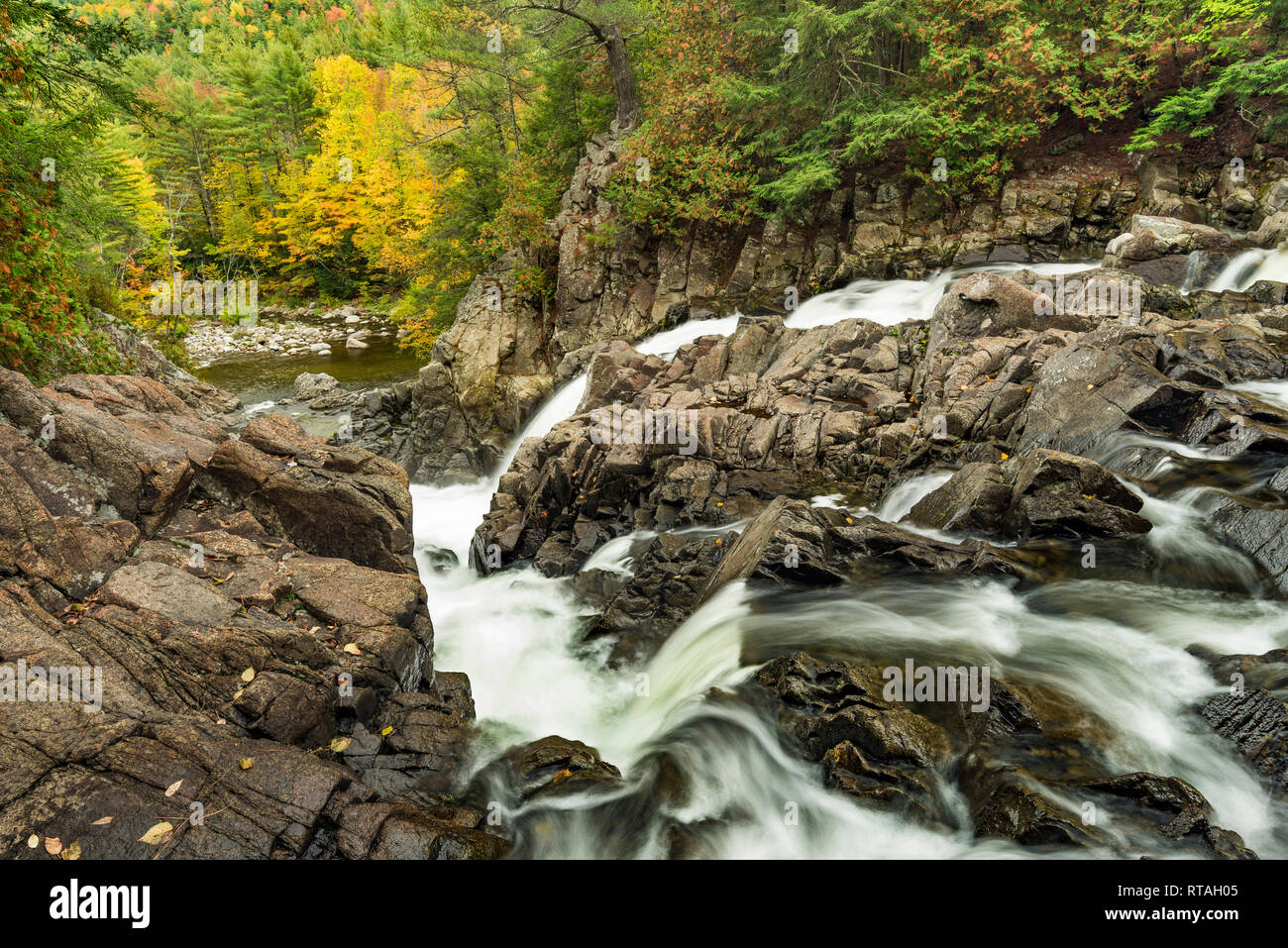Split Rock Falls, Boquet River, Adirondack High Peaks Region, Essex Co ...
