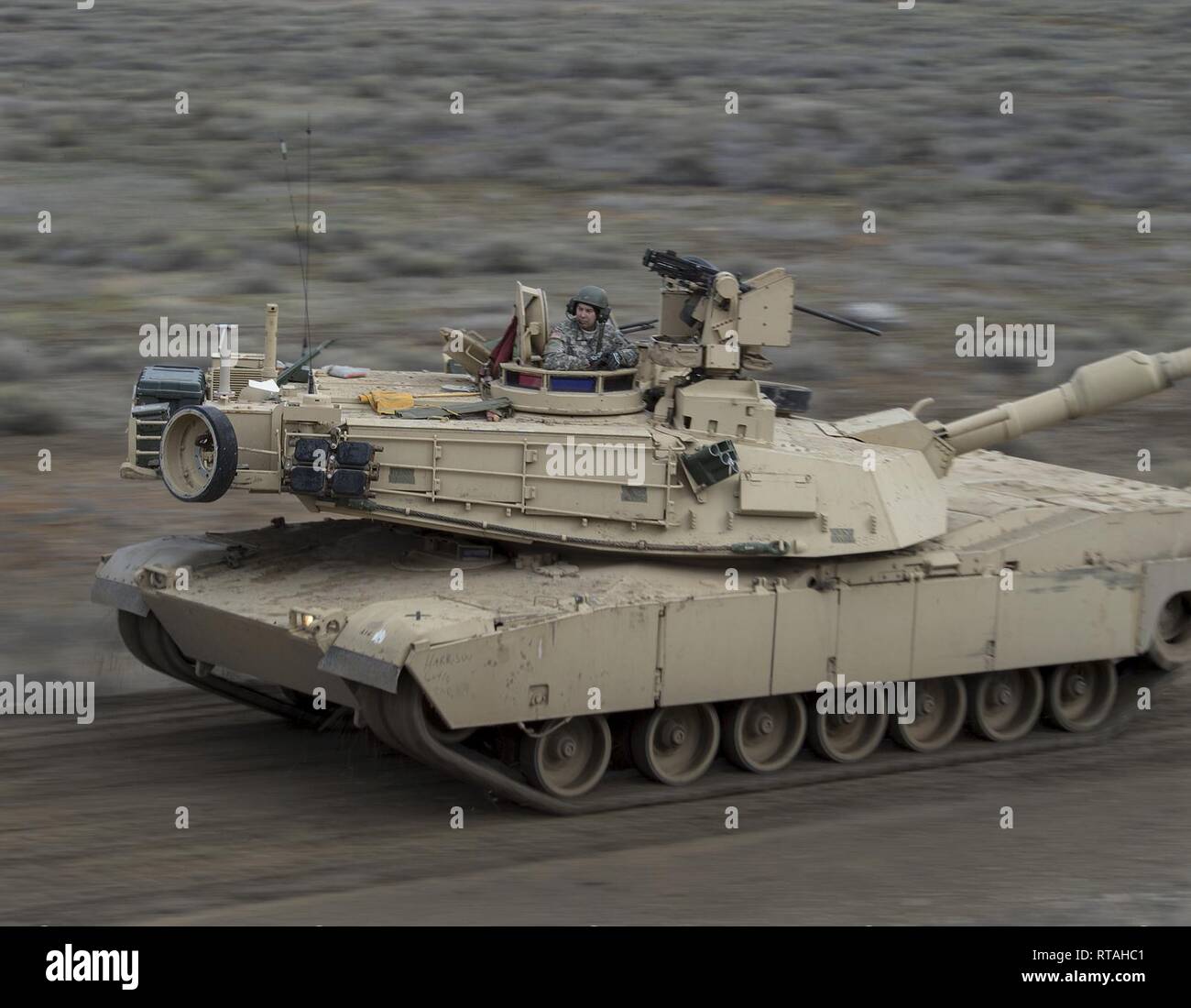 M1A2 Abrams Tanks from A Company, 2-116th Cavalry Brigade Combat Team ...