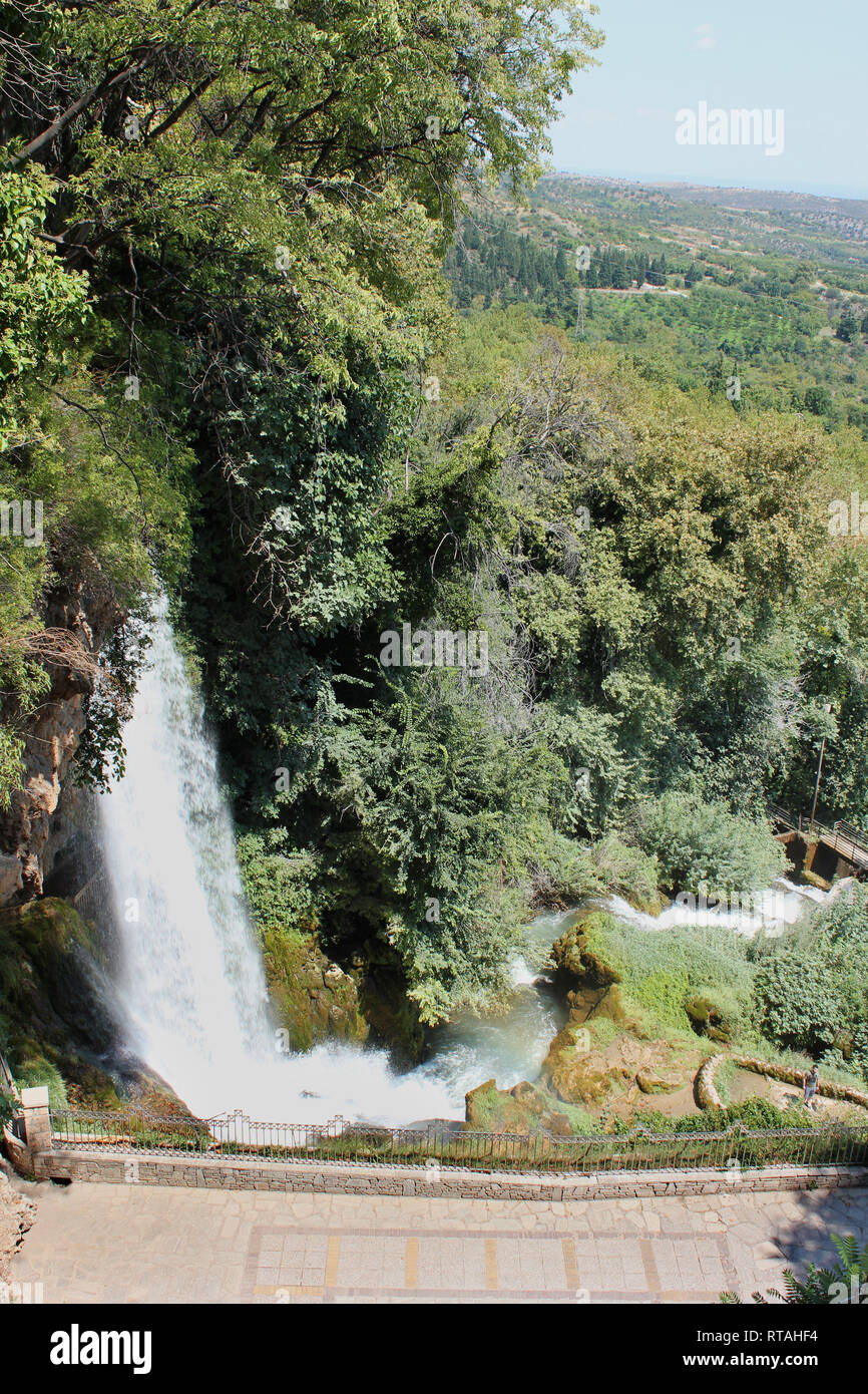 Great waterfalls and waterfall park of Edessa Greece Stock Photo - Alamy
