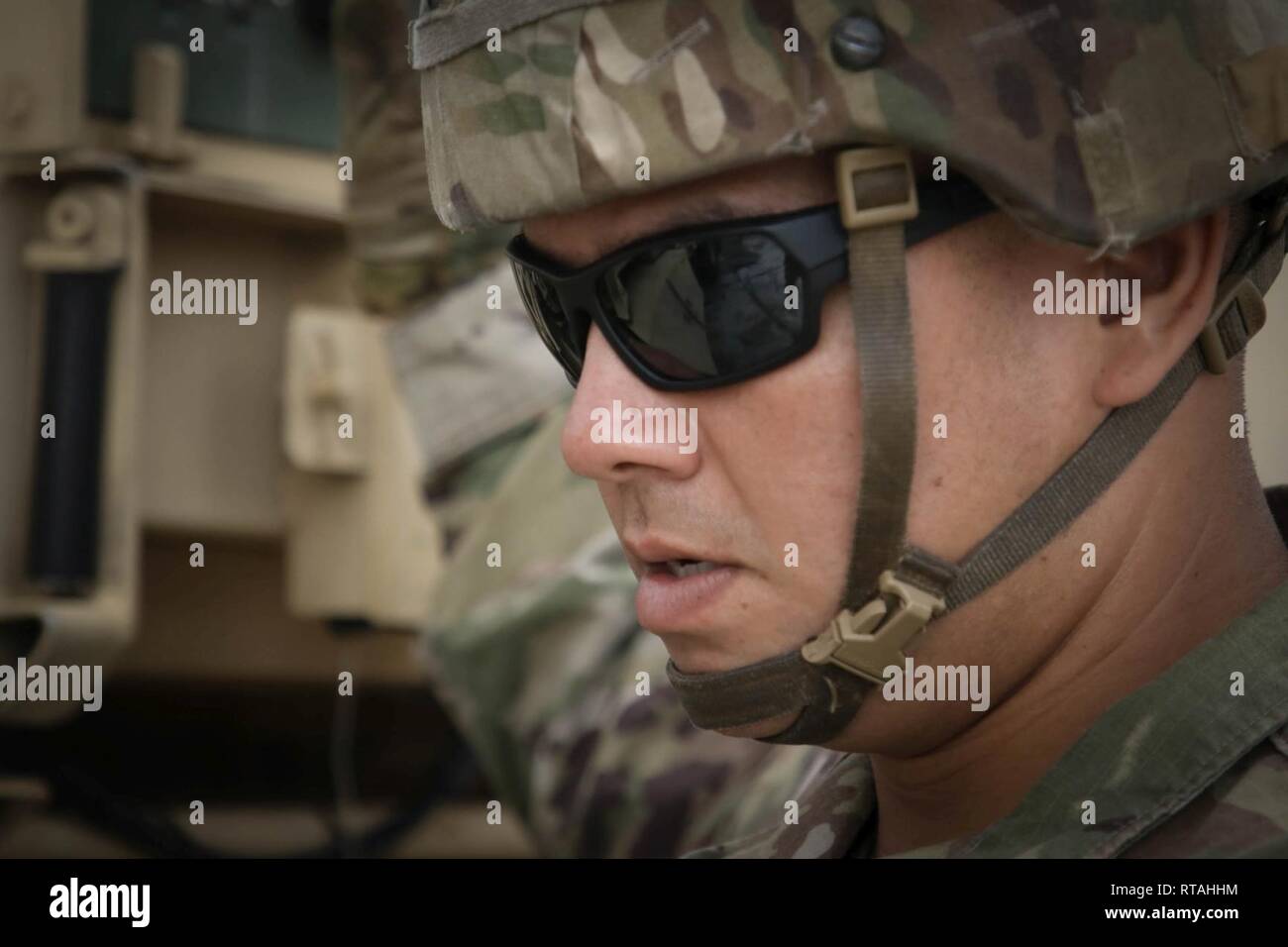 A patriot launcher station enhanced operator/maintainer assigned with ...