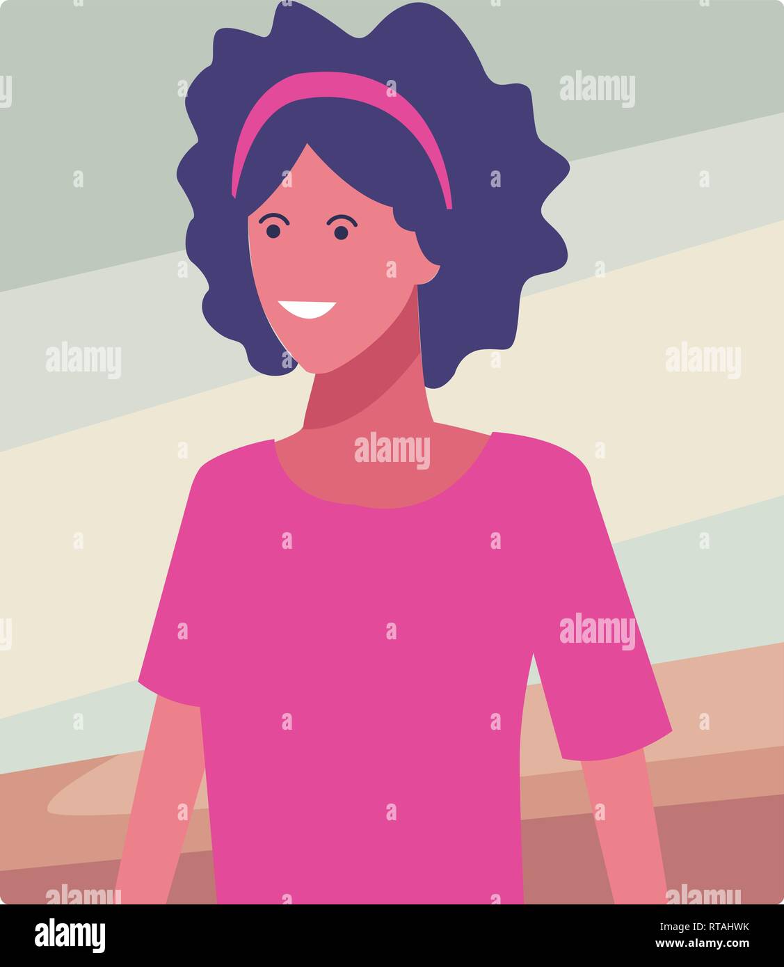 young woman cartoon Stock Vector Image & Art - Alamy