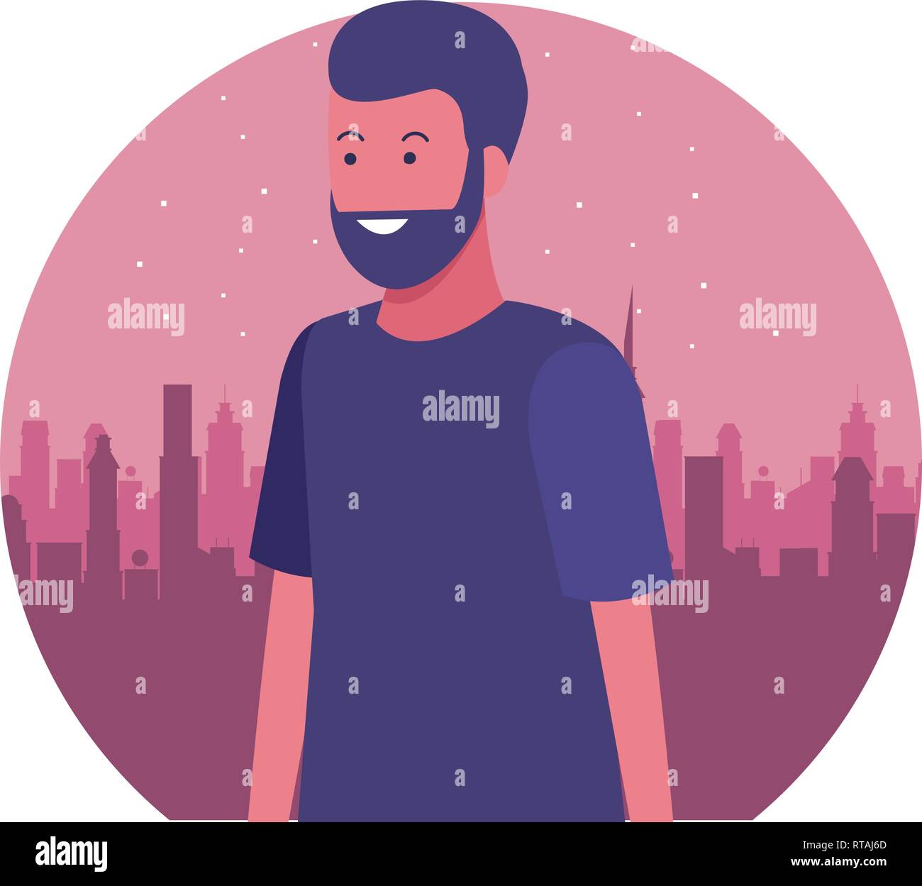 young man cartoon Stock Vector Image & Art - Alamy