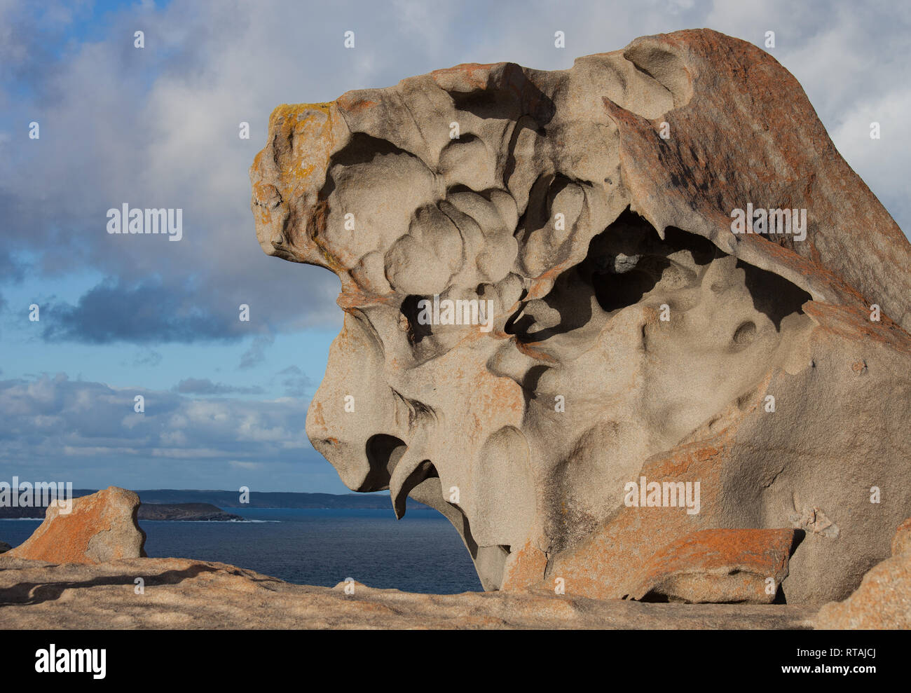 Remarkable Rocks, in the southern part of the Flinders Chase National ...