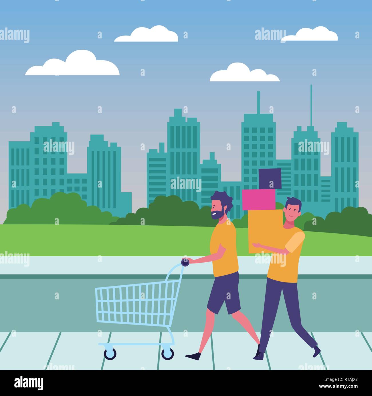 casual people cartoon Stock Vector Image & Art - Alamy