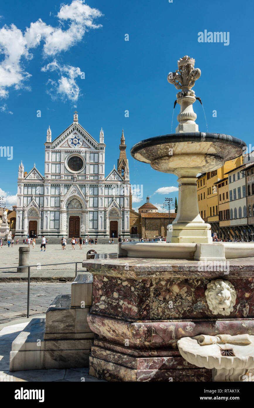 Main square piazza di santa croce hi-res stock photography and images ...